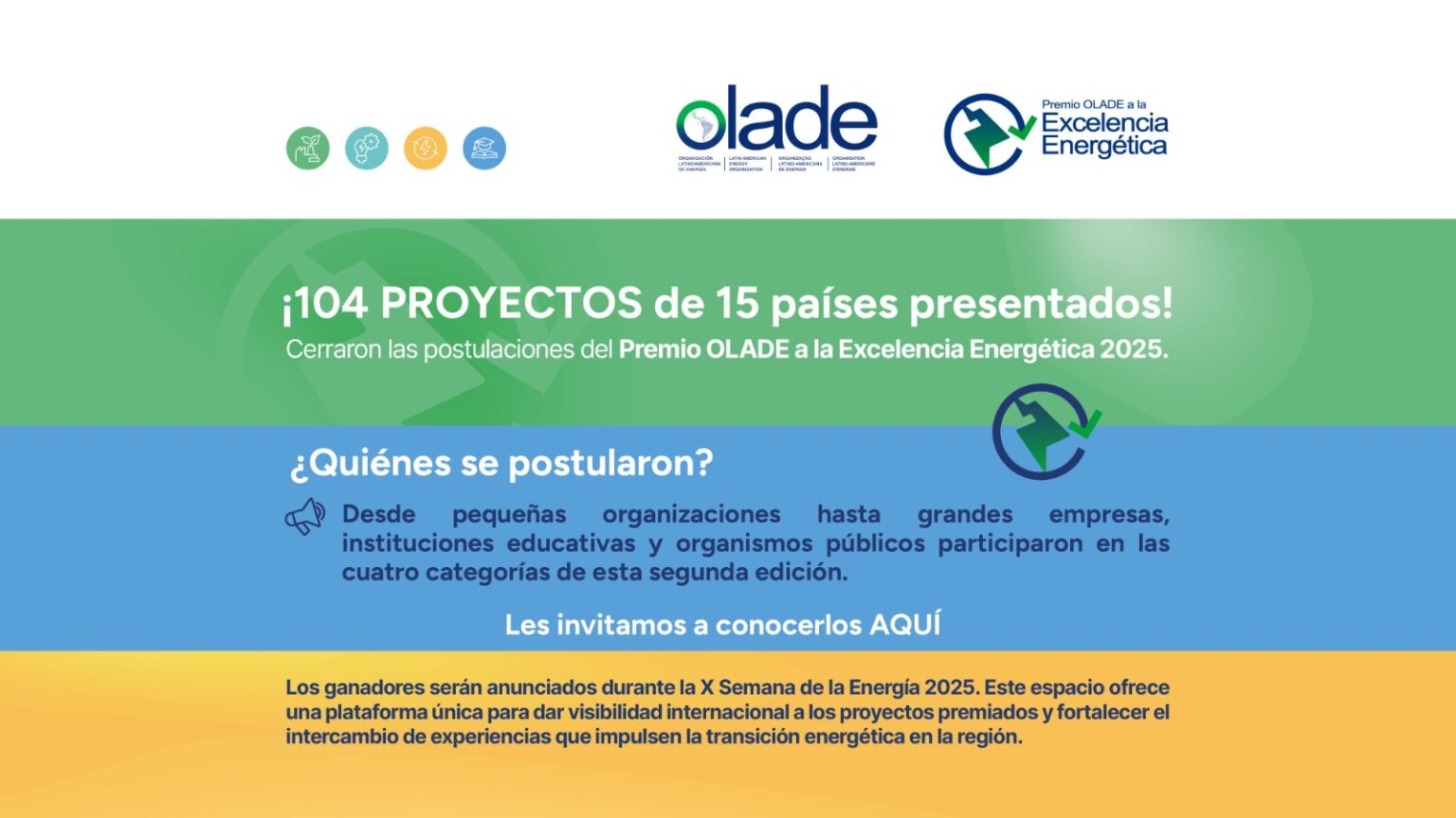 104 proyectos de 15 países compiten en el Premio OLACDE a la Excelencia ...